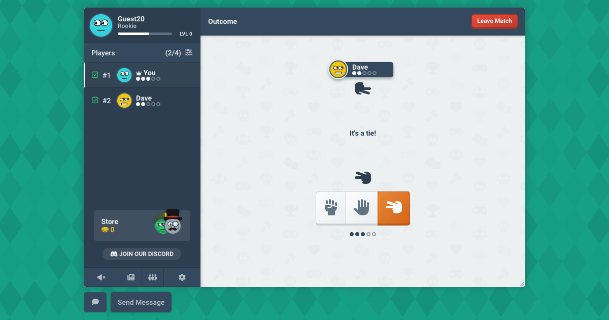 Play Rock Paper Scissors Online | Free Multiplayer RPS Game